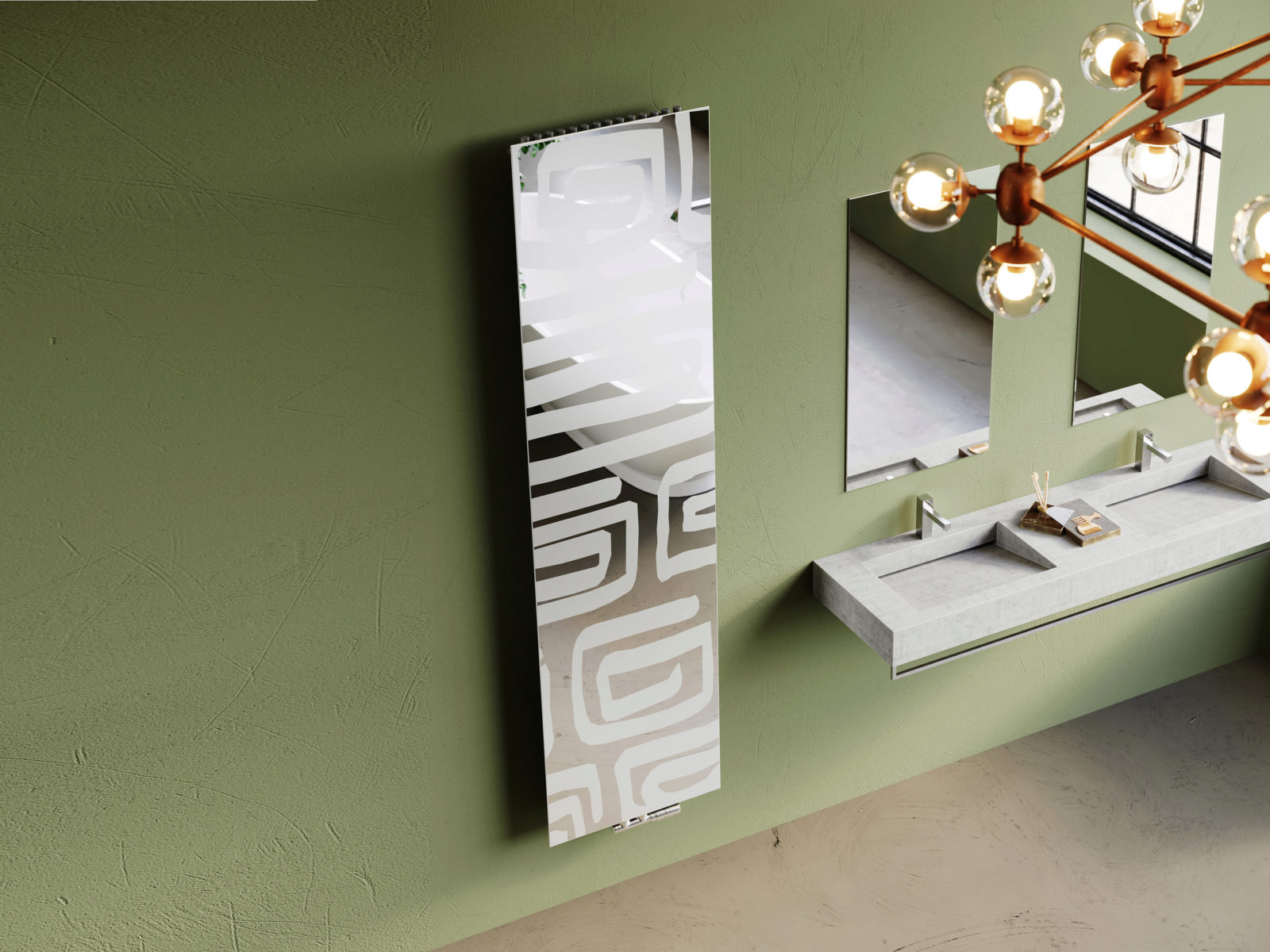 Bad- und Designheizkörper Zoe Plus Vertikal | Elements Show